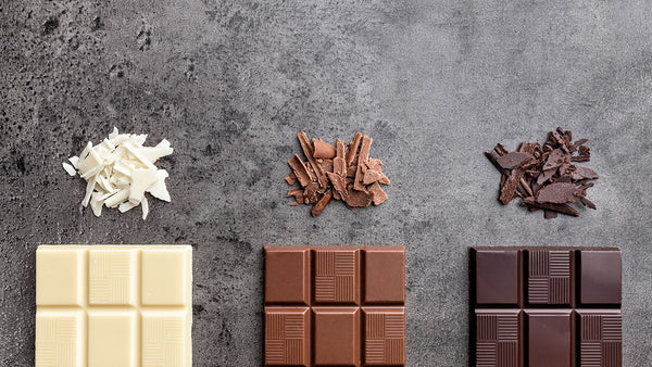 What are the different types of chocolate?