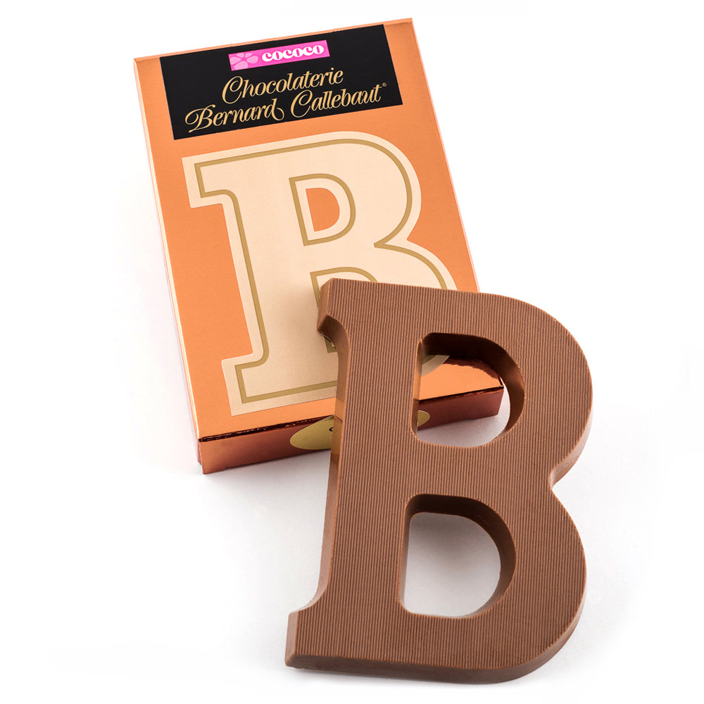 Solid Milk Chocolate Letters | Chocolaterie Bernard Callebaut®