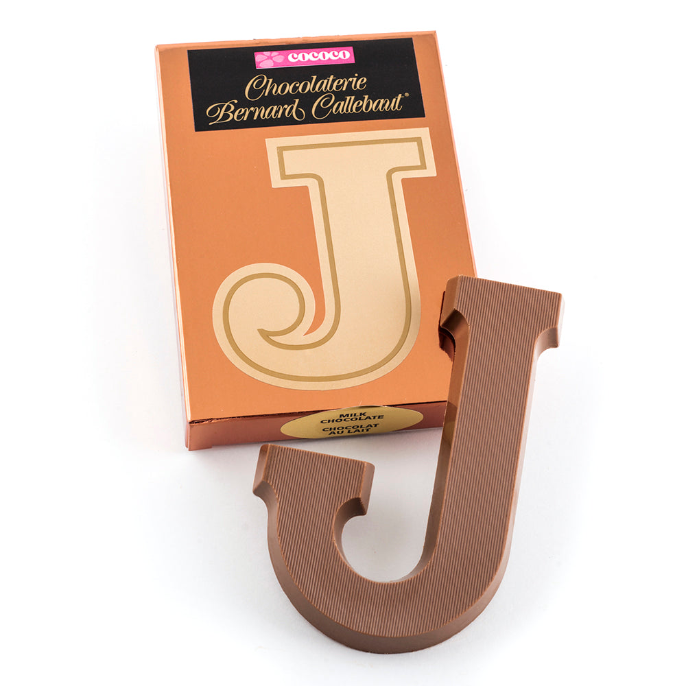 Solid Milk Chocolate Letters | Chocolaterie Bernard Callebaut®